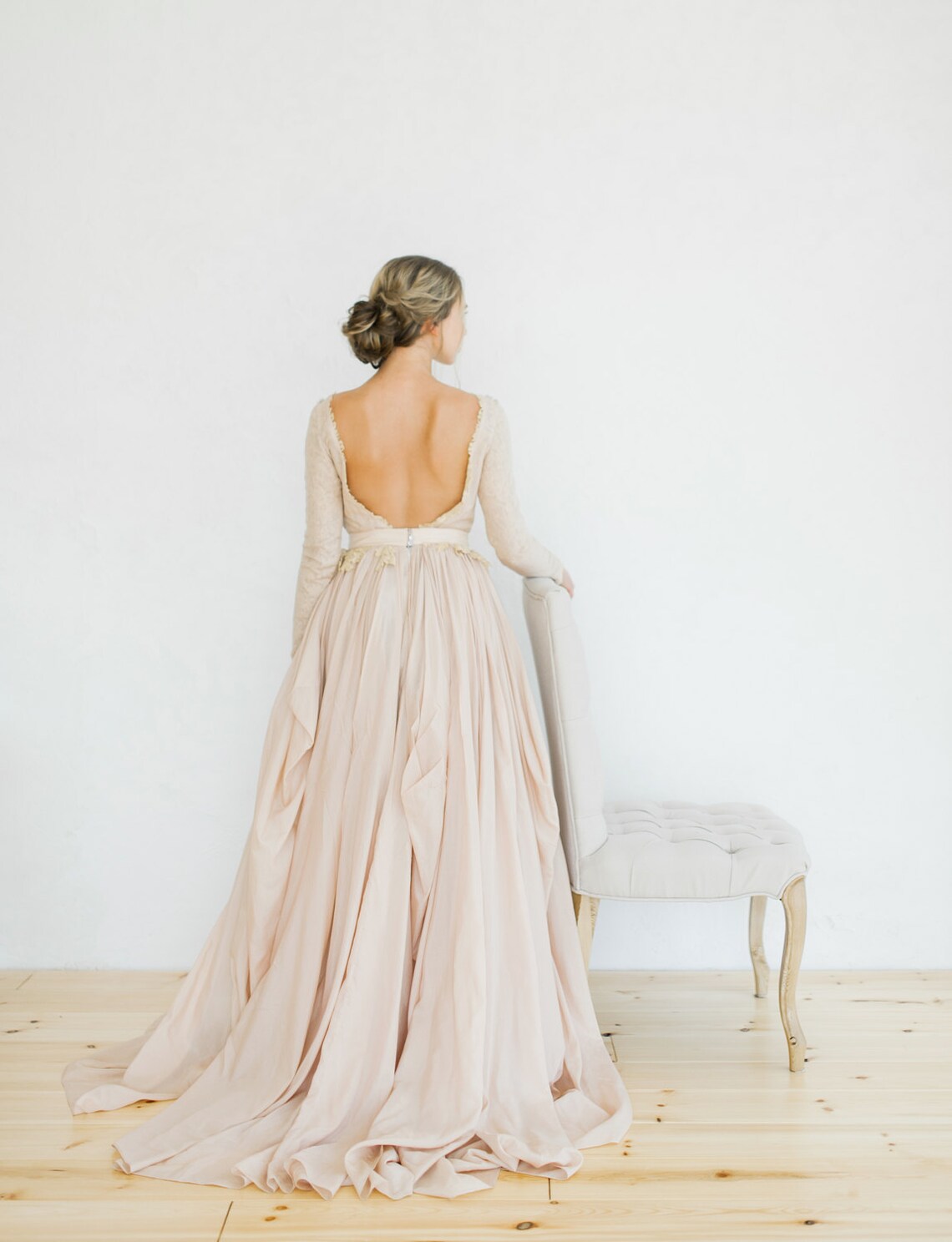 Ball-gown Open Back Wedding Dress With Lace Lining - Etsy Canada