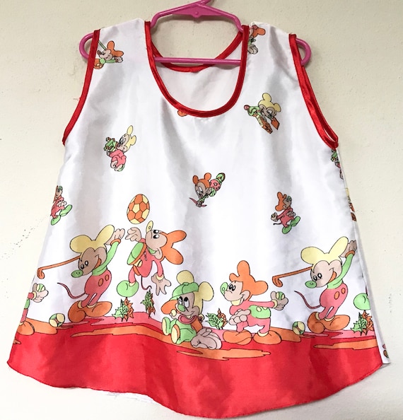 Vintage Mickey Mouse Tops Disney Themed Shirts Youth … - Gem