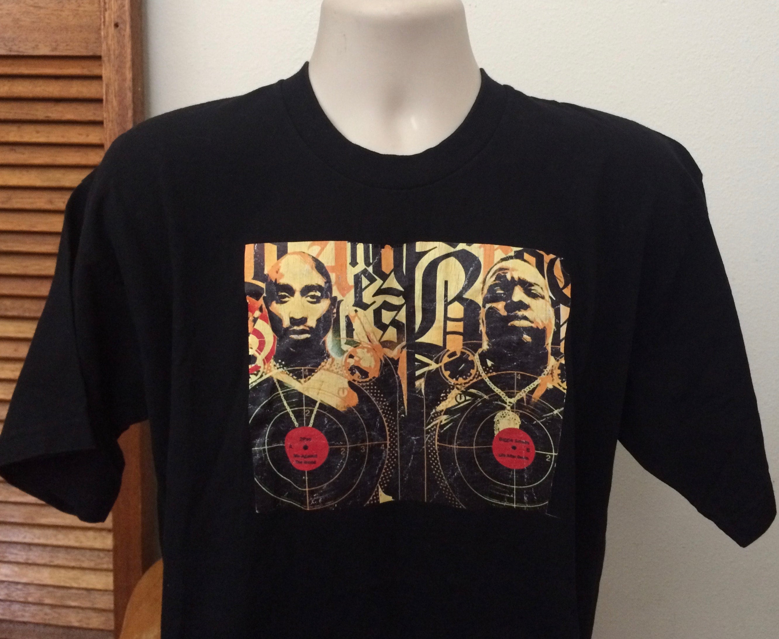 XL Biggie and 2pac T Shirt Legendary Artists Tribute XL Biggie and 2pac T Shirt Legendary Artists Tribute