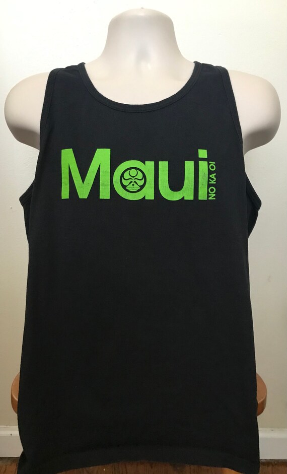 Maui Tank Top Men's Medium Good Condition Hawaiian Island - Etsy