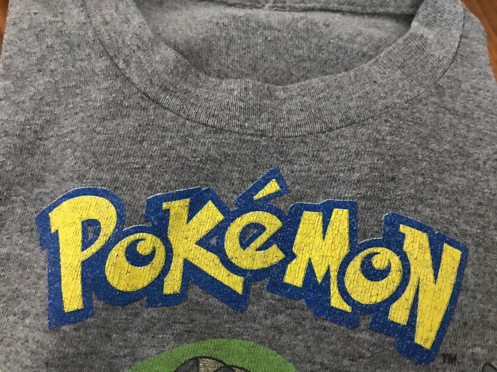 Youth Vintage Pokemon T Shirt Gray 1990s Pokemon T Shirts No Tag Gray ...