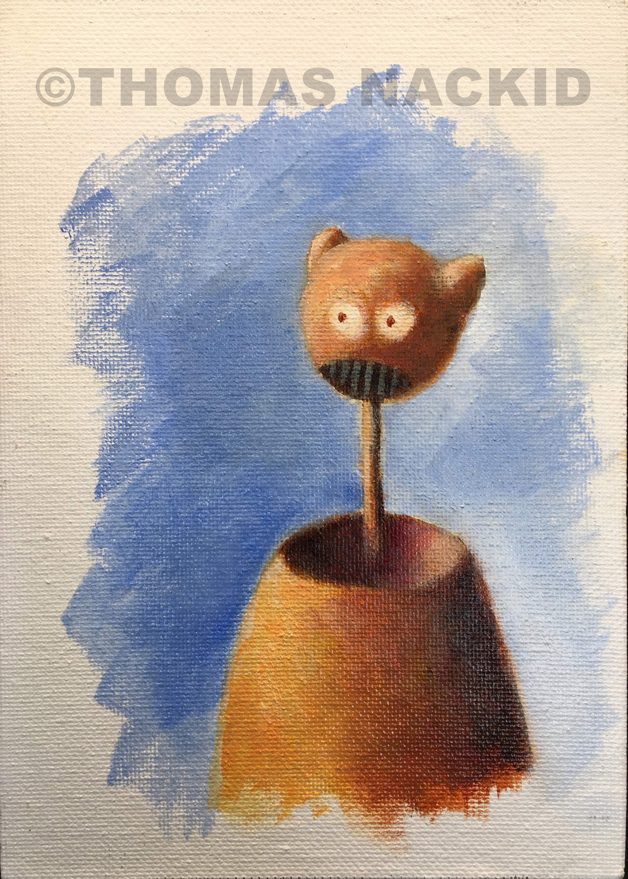 The Ambassador. Original Oil Painting on Canvas Panel. 5x7 Inches. - Etsy