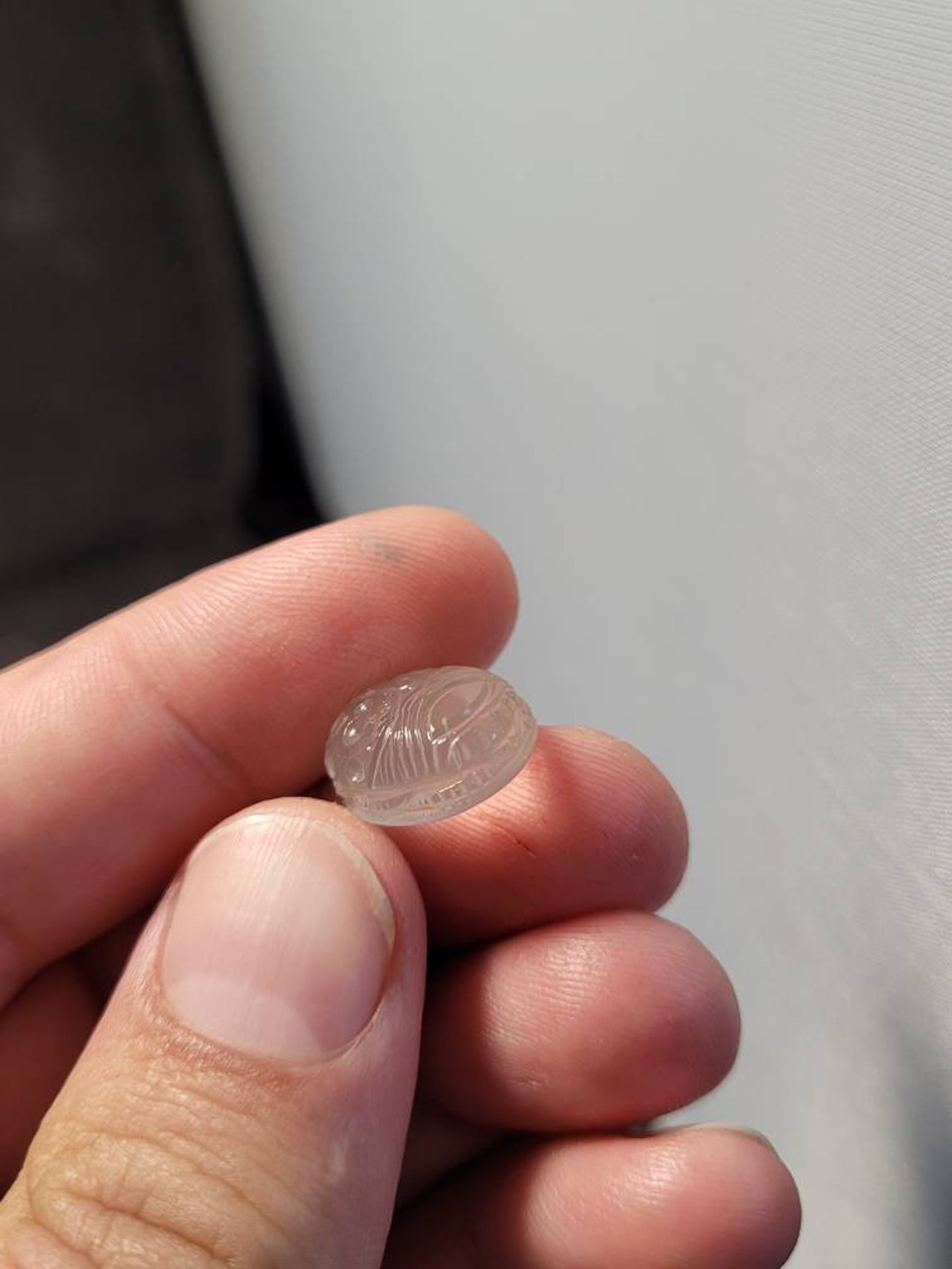 Moonstone Alien Scarab Carving - Etsy