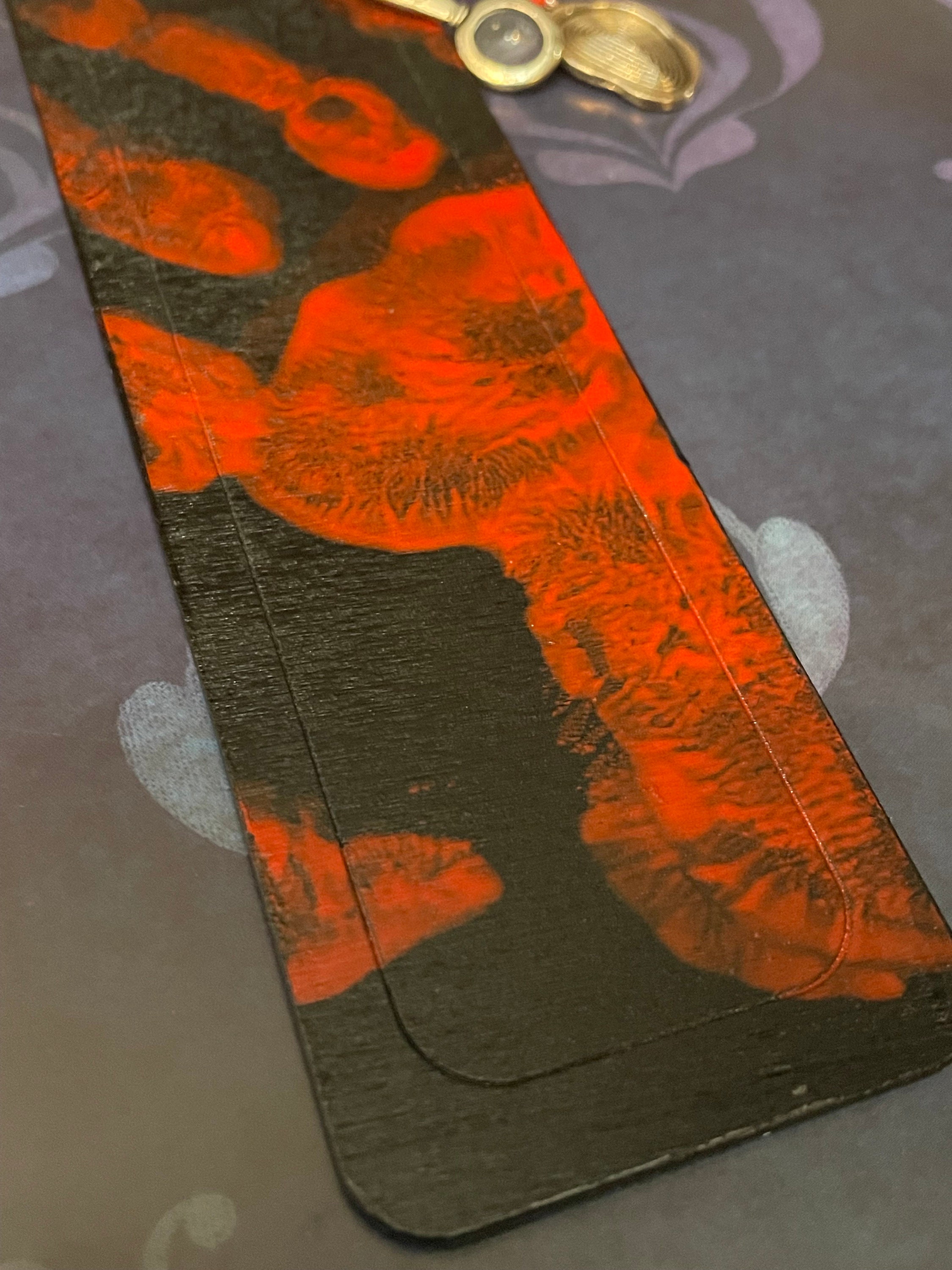 Bloody Handprint Bookmark - Etsy