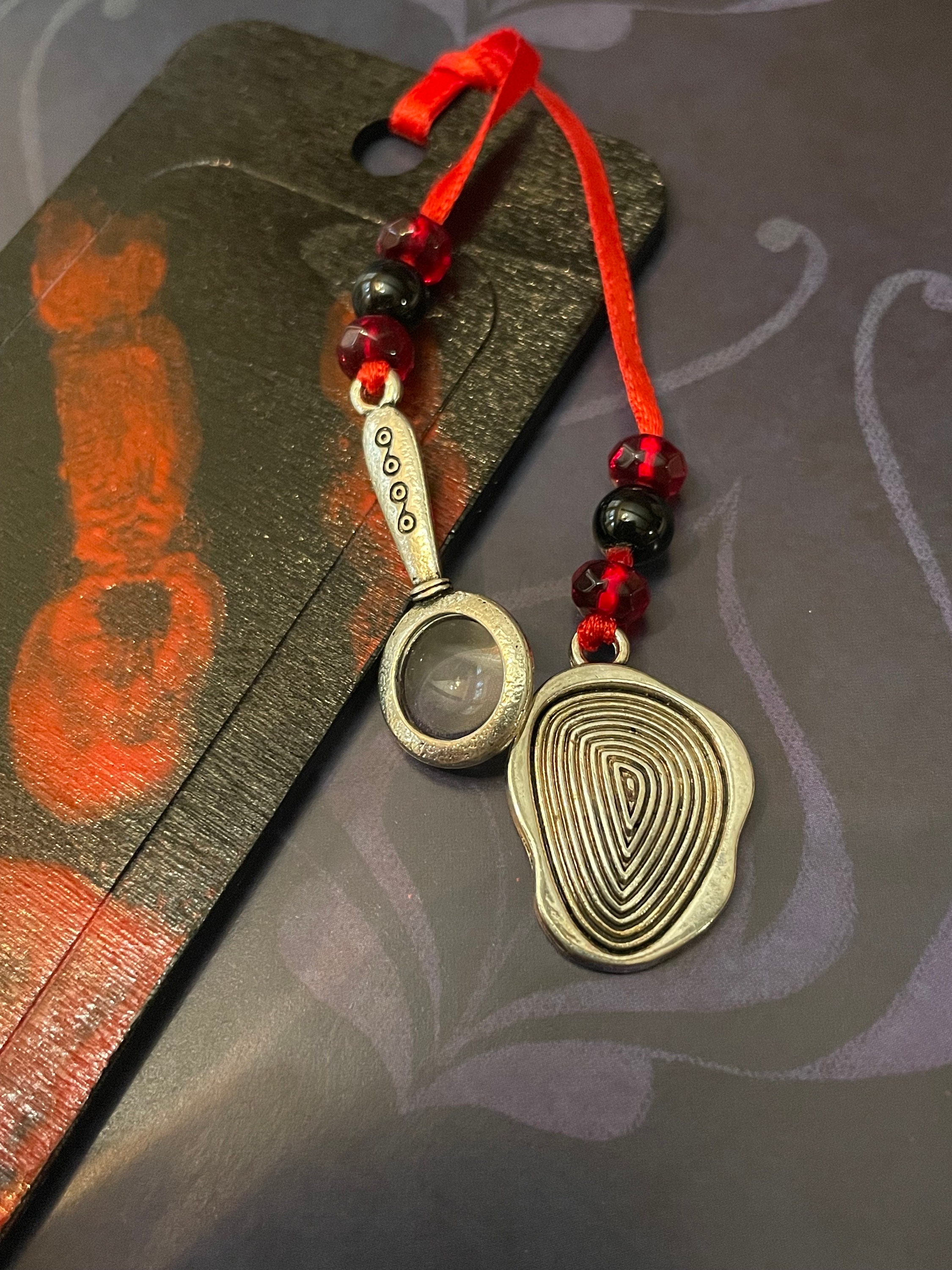 Bloody Handprint Bookmark - Etsy