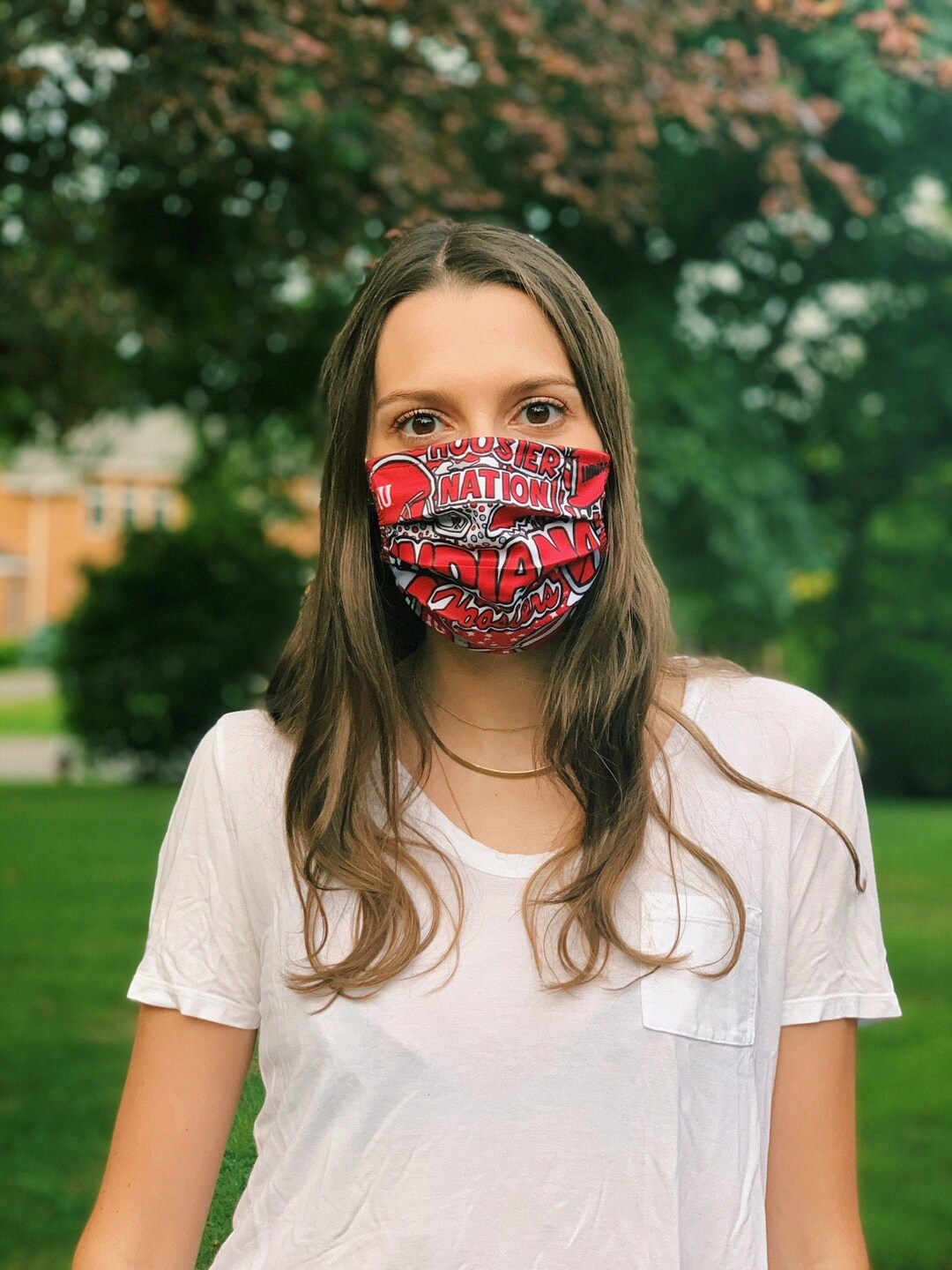 Indiana University Face Mask - Etsy