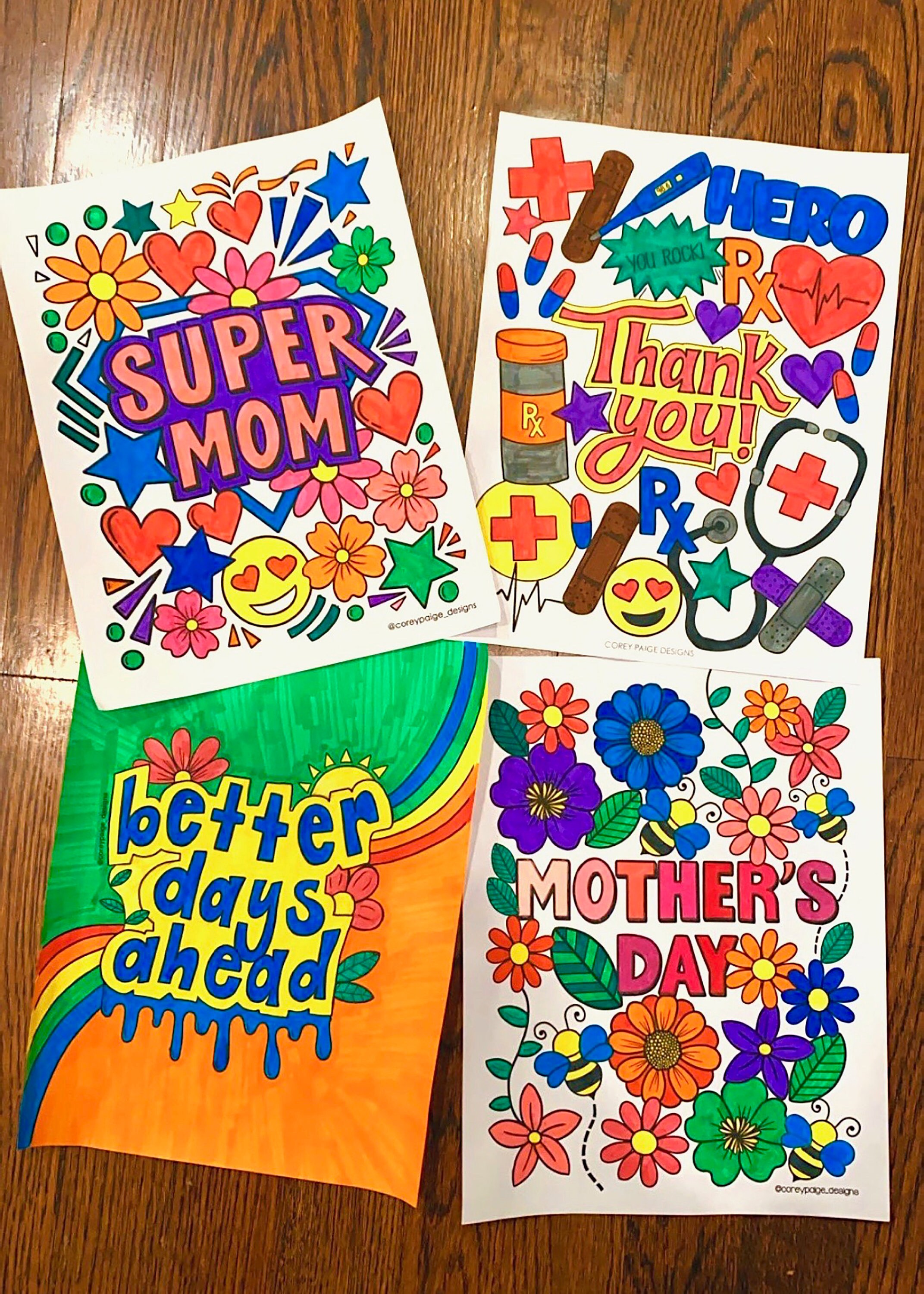 Better Days Ahead Coloring Sheet - Etsy