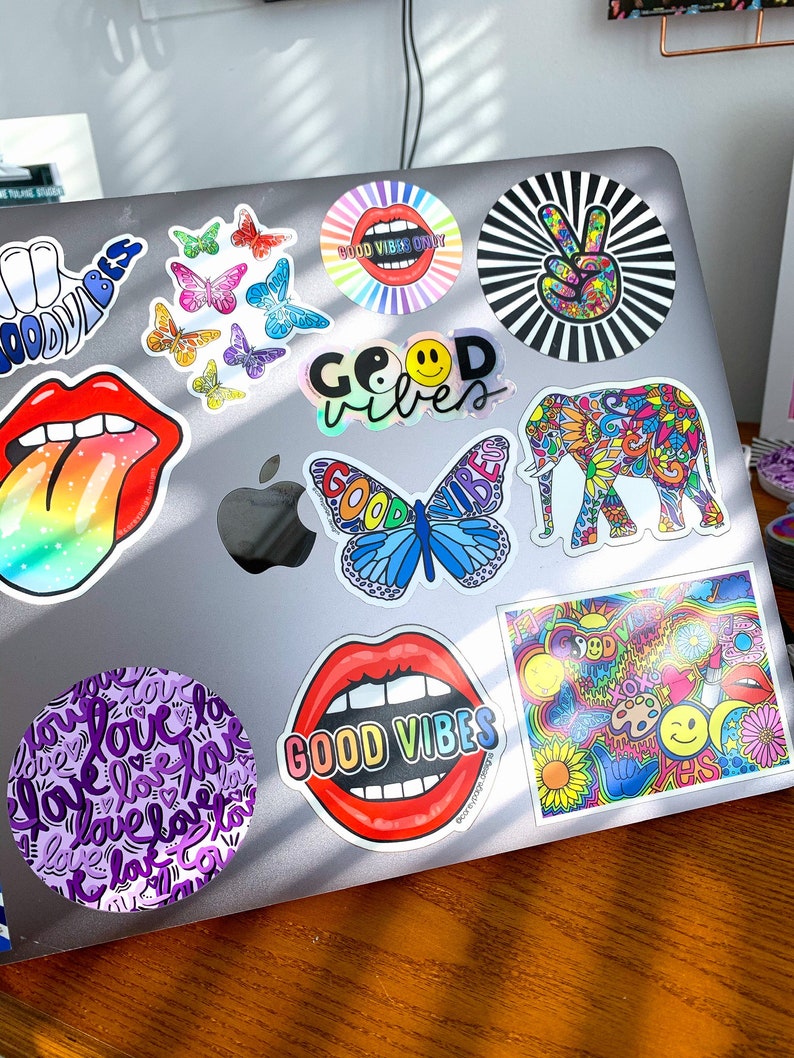 Purple Graffiti Love Sticker - Etsy