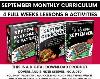 Preschool Lesson Plans for September Bible Based Learn - Etsy