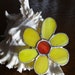 Flower Floral Brooch Stained Glass Brooch Blue Flower Gift for - Etsy