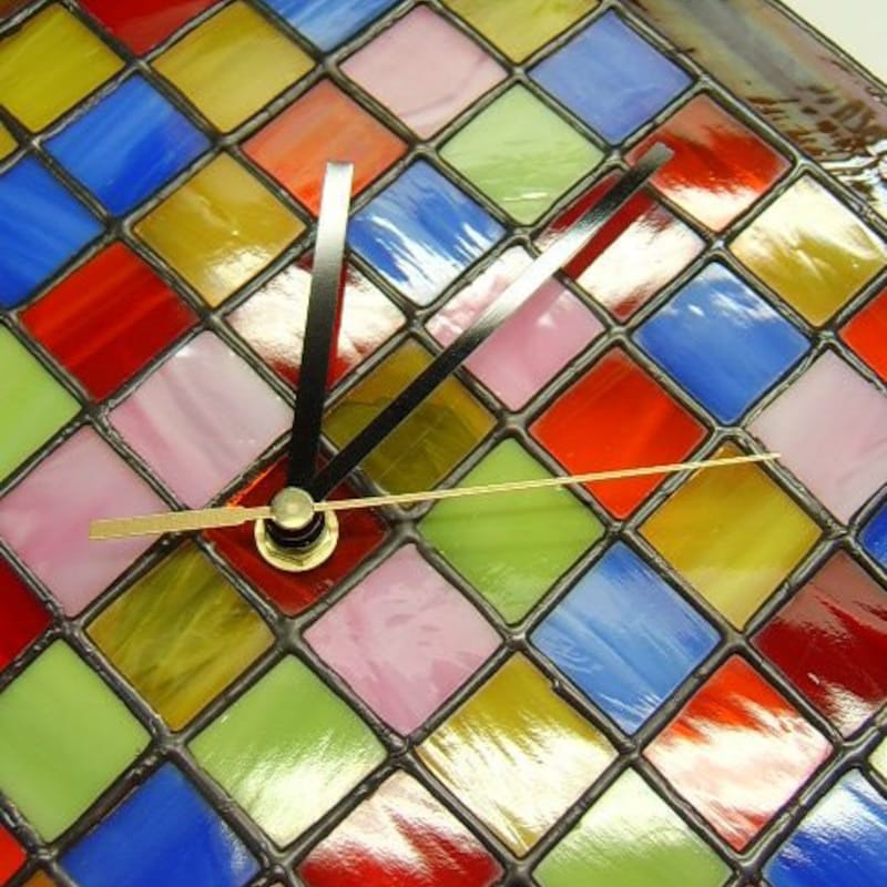 Glass Clock - Etsy