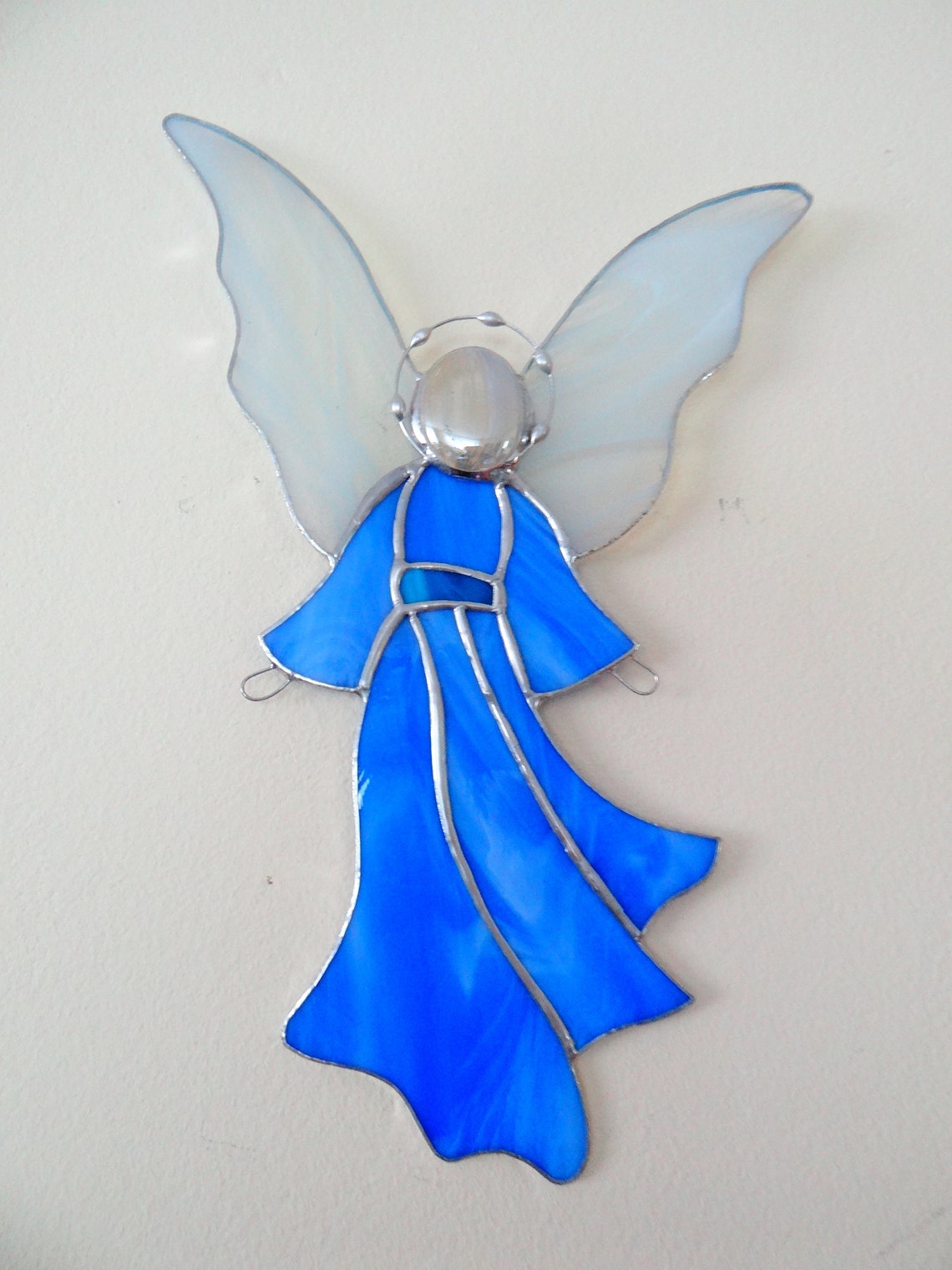 Engel Buntglas Sonnenfänger Glas Engel Tiffany Stil - Etsy