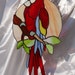 Parrot Stained Glass Suncatcher Wall Hanging Window Panel Parrot Wall ...
