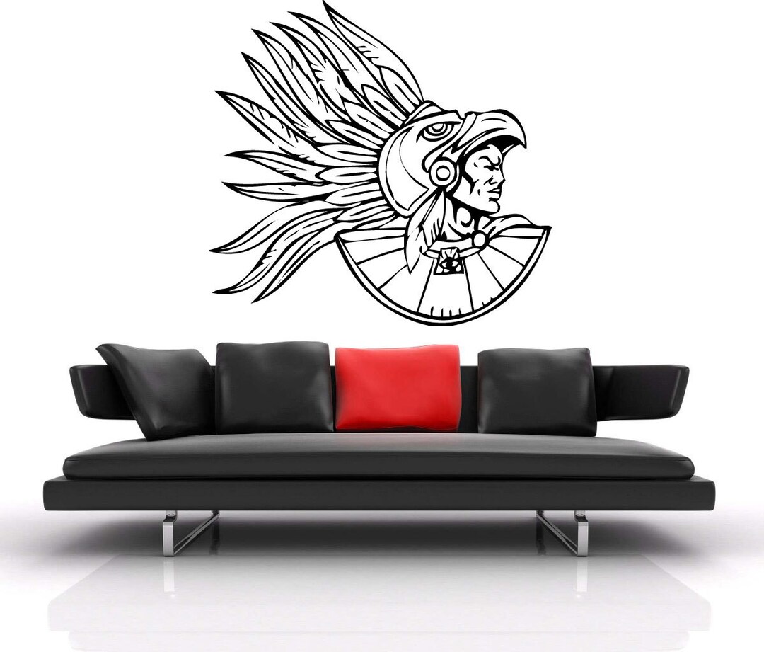 Aztec Wall Decal -- Wall Art--wall Decor--home Decals - Etsy