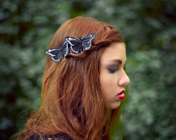 Monarch Butterfly Hair Clips, Monarch Butterflies, Butterfly Hair Clip ...