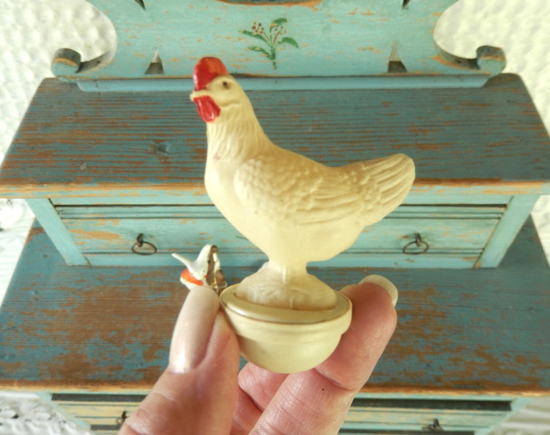 Vintage Celluloid Chicken or Hen Roly Poly Toy - Etsy
