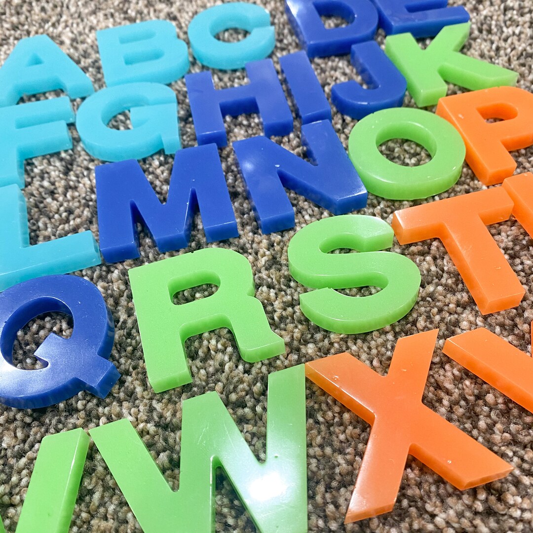 Rainbow Alphabet Resin Letter Set / Boys Resin Letters / Gifts for Boys ...