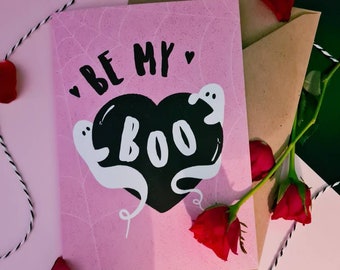Will You Be My Boo Card - Etsy