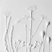 Autumn No.1, Plaster Cast Wall Art 20 X 20cm 8 X 8'' Flower Art Tile ...
