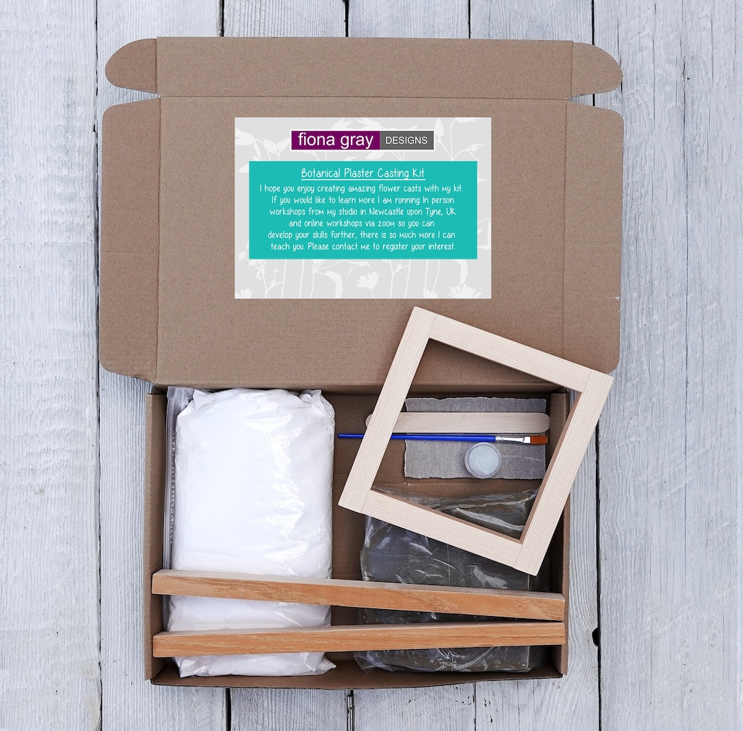 Superior Botanical Bass Relief, Plaster Casting Kit - Flower Casting ...