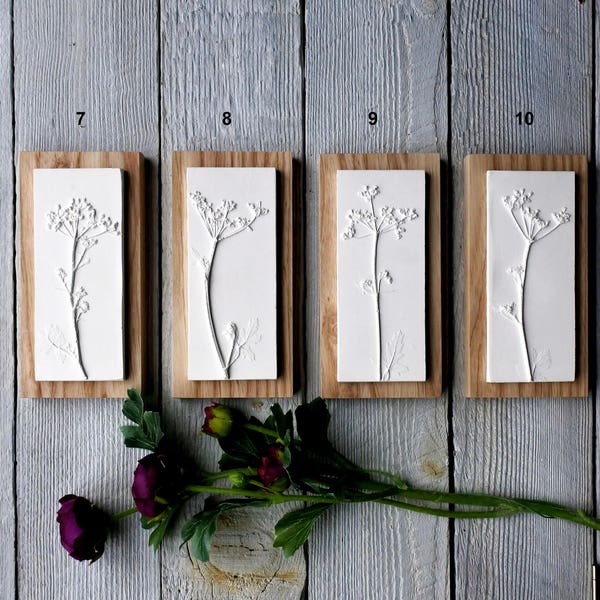 Flower Plaster Art - Etsy