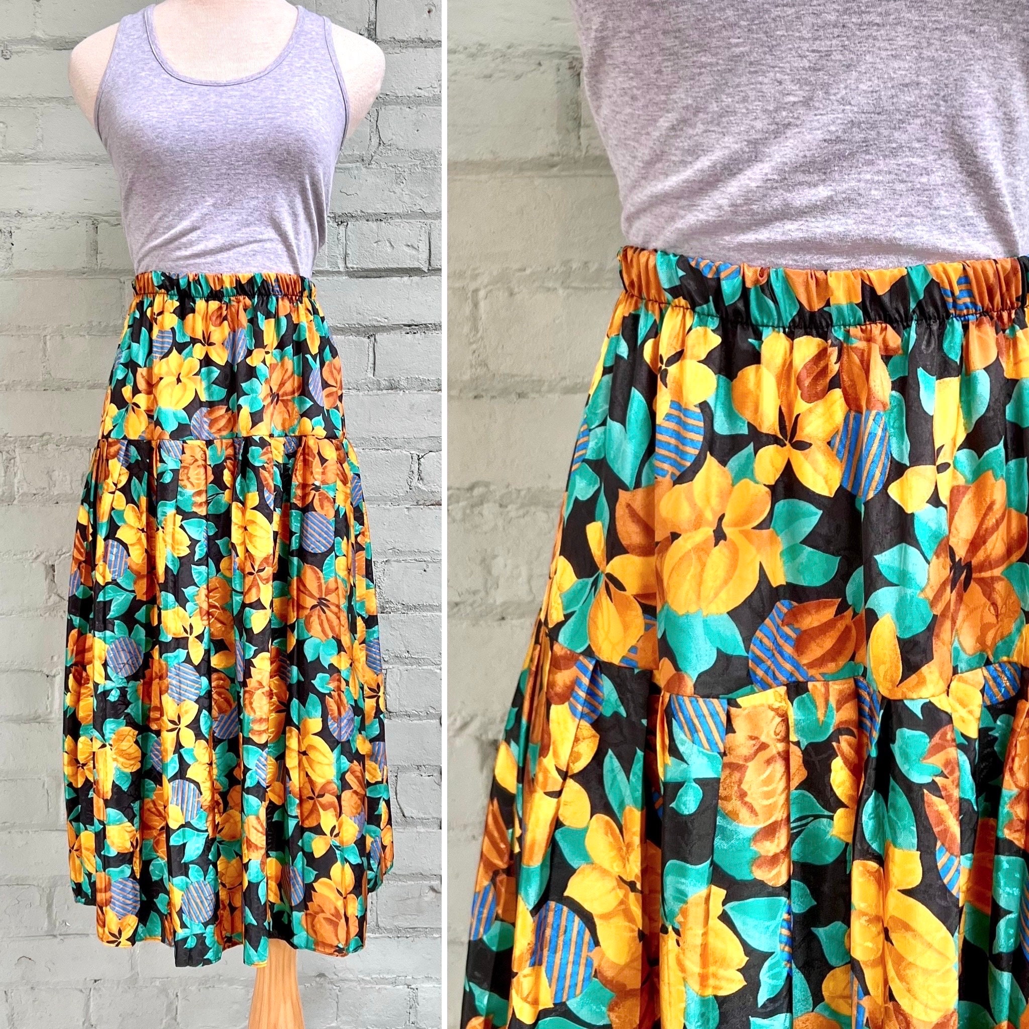 Jacquard Midi Skirt - Etsy Jacquard Midi Skirt - Etsy