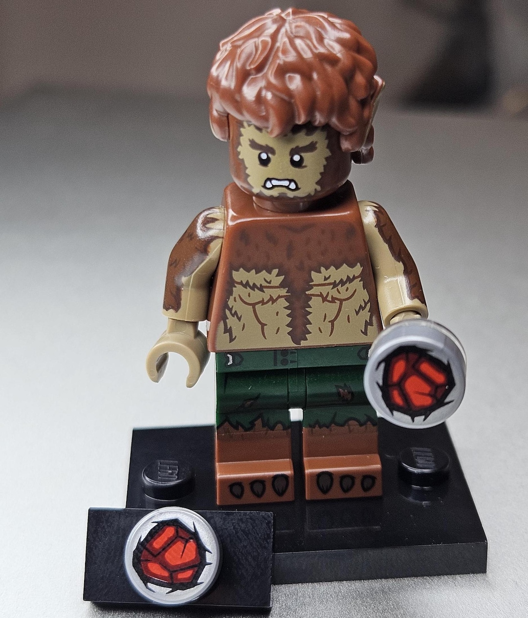 Lego Minifigure Marvel Werewolf by Night - Etsy