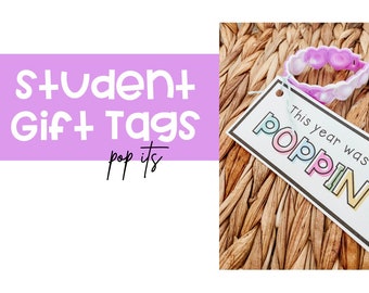 Editable End of the Year Water Bottle Student Gift Label | Student Gift ...