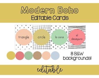 Modern Boho Teacher Toolbox Drawer Labels EDITABLE - Etsy