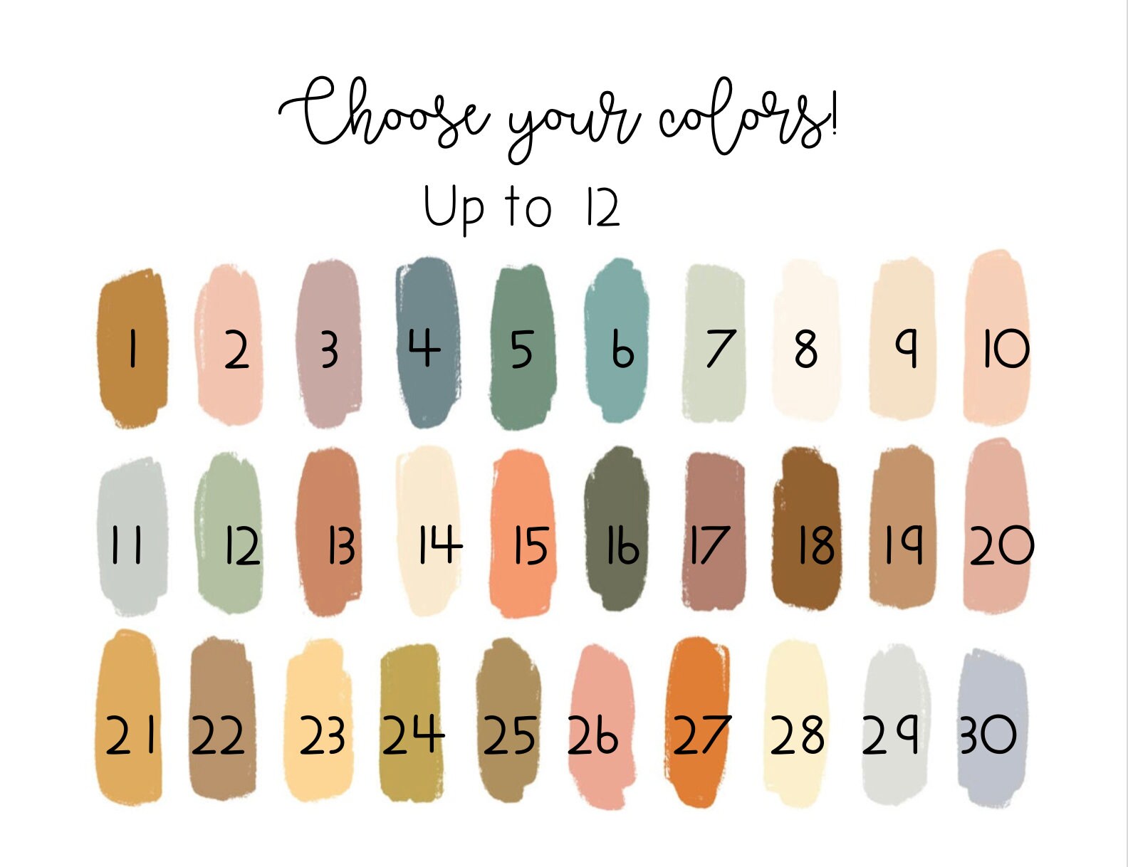 Custom Boho Desk Plates - Etsy