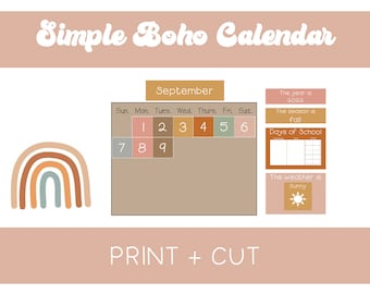 Simple Boho Alphabet Cards - Etsy