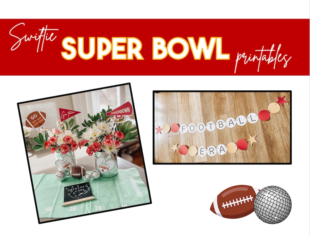 Swiftie Inspired Super Bowl Printables - Etsy