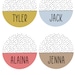 Round Editable Name Tags - Etsy