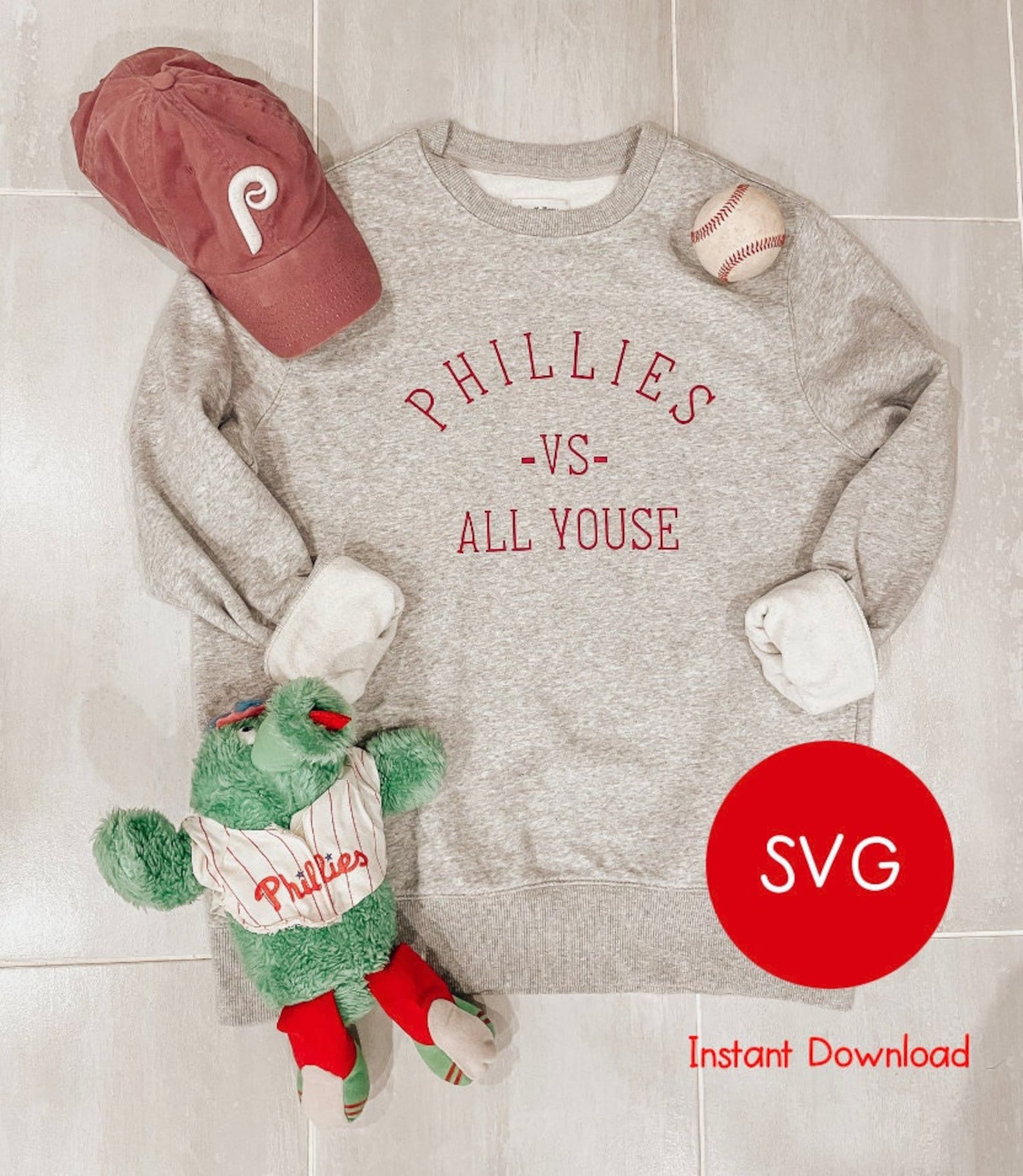 Phillies SVG File for Cricut or Cameo - Etsy