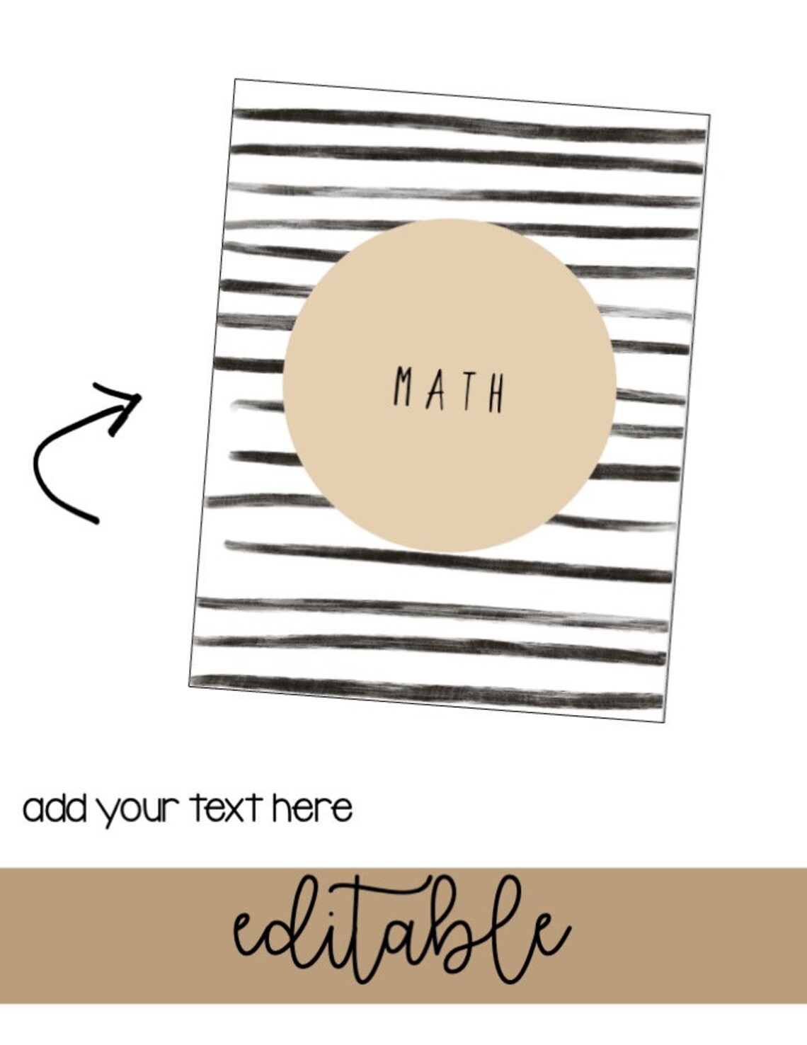 Modern Boho Binder Covers and Spines EDITABLE - Etsy