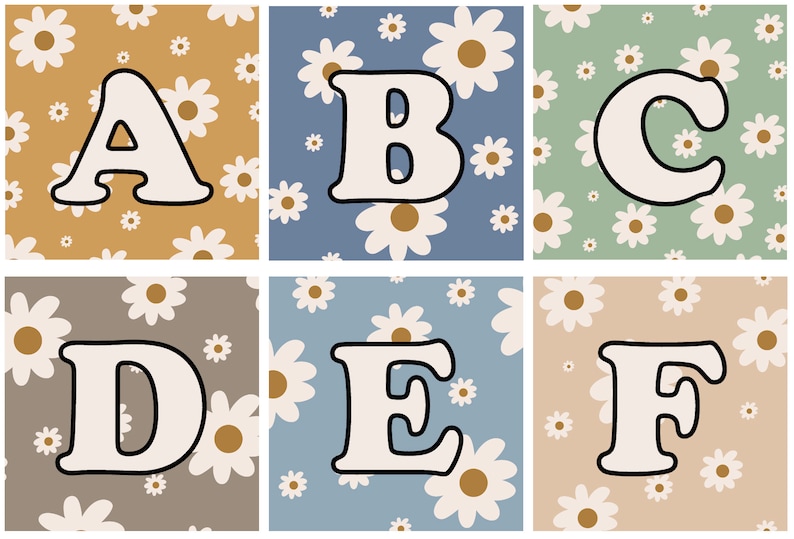 Blue Daisy EDITABLE Classroom Decor Bundle - Etsy