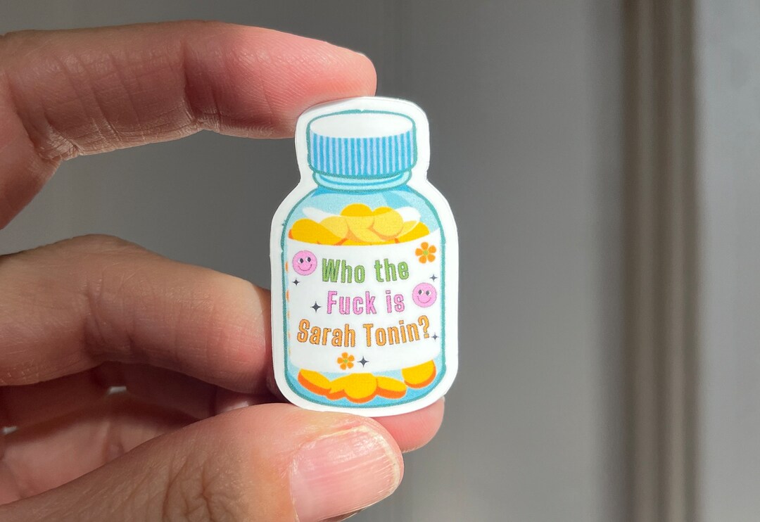 Sarah Tonin Waterproof Sticker Mental Health Sticker, Self Care Sticker ...