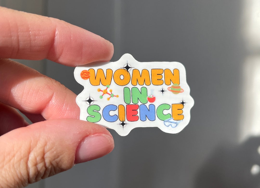 Women in Science Waterproof Sticker Employment Sticker, Women in STEM ...