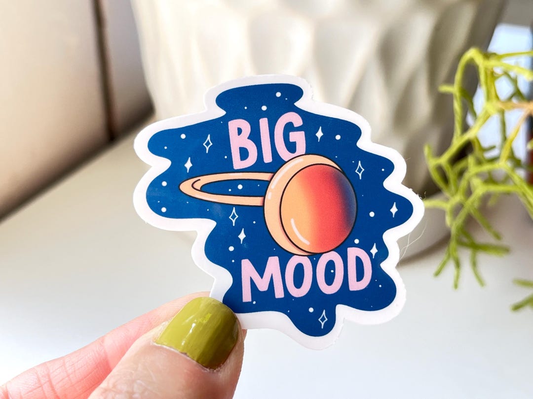 Big Mood Sticker Mood Ring Sticker, Mystical Sticker, Trendy Sticker ...