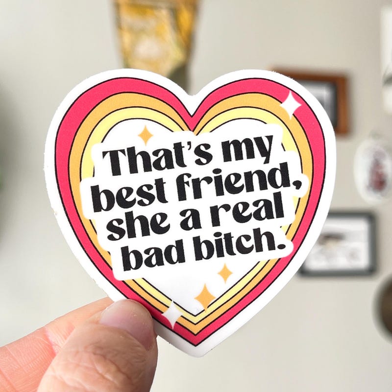 Best Friend Sticker - Etsy