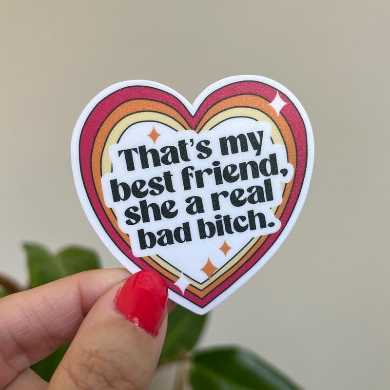 Best Friend Sticker - Etsy