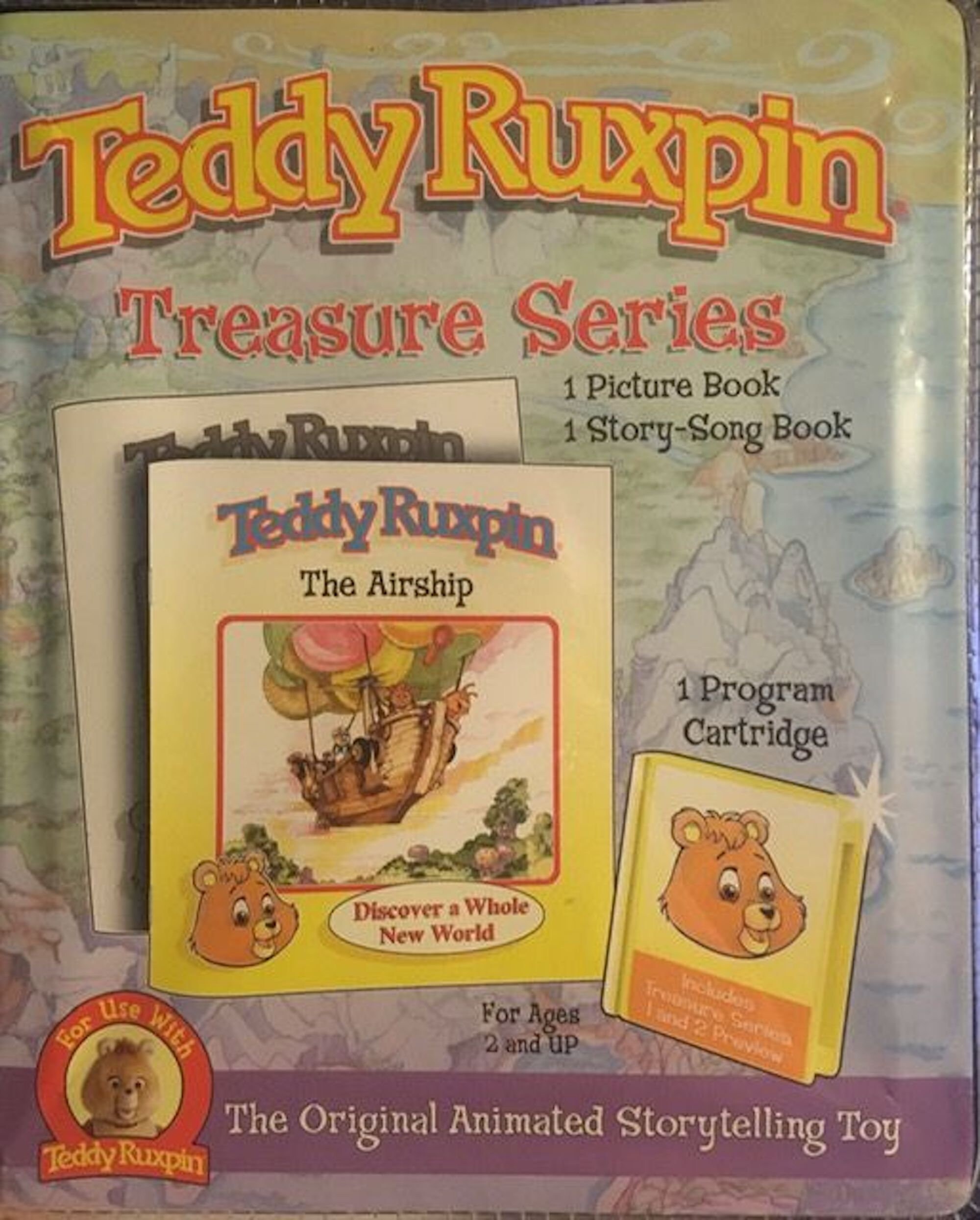 Teddy Ruxpin Treasure Series the Airship Picture Book Story Song Book ...