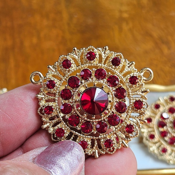 Red Ruby Pendant - Etsy