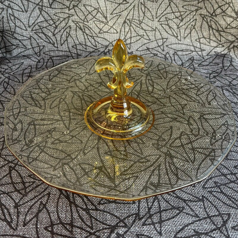 Fleur De Lis Plate - Etsy