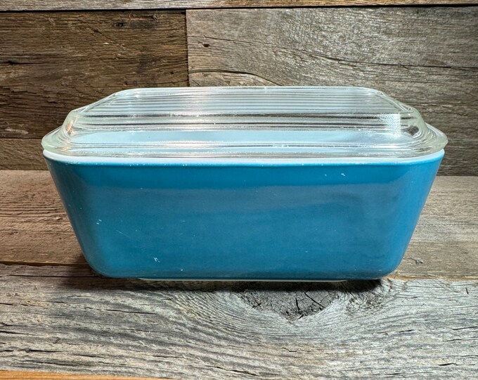 Pyrex 502 Refrigerator Dish (blue) - Etsy
