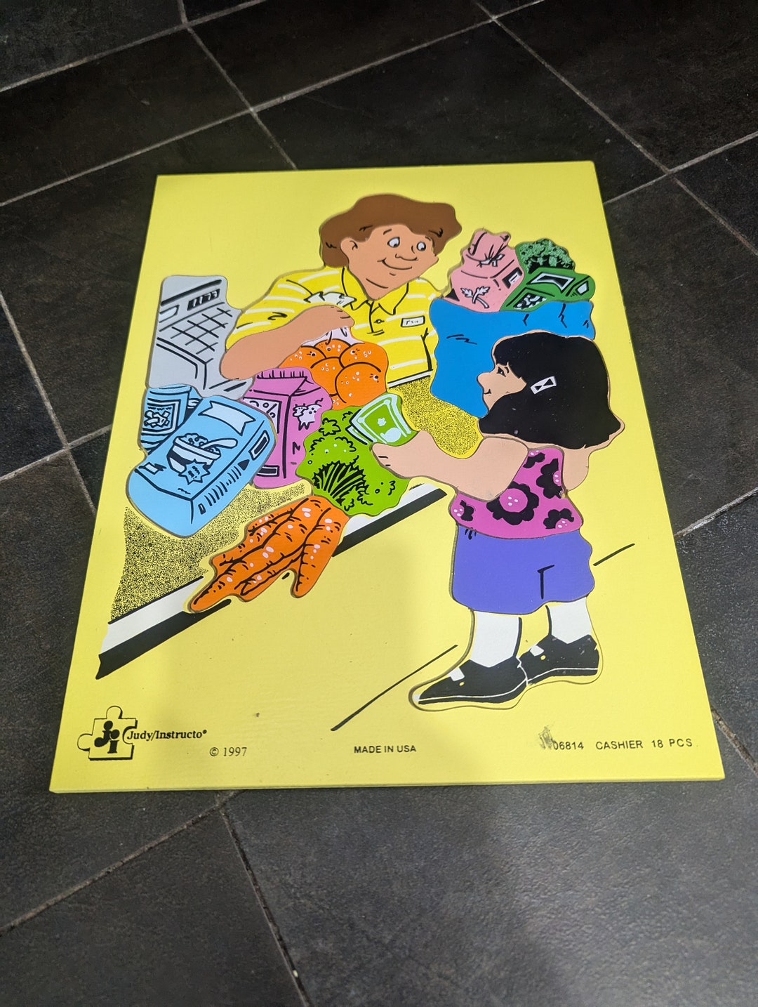 Judy/instructo 18 Piece Puzzle Wooden 1997 Cashier Made in USA - Etsy