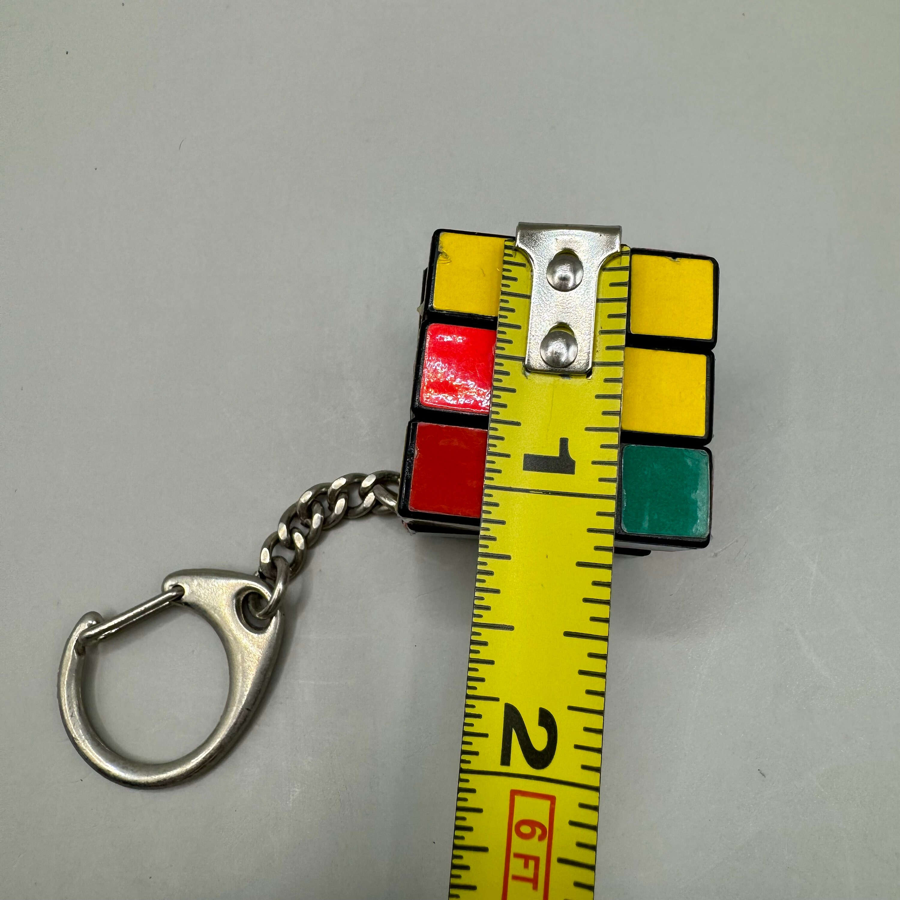 Rubik's Cube Mini Keychain Vintage - Etsy