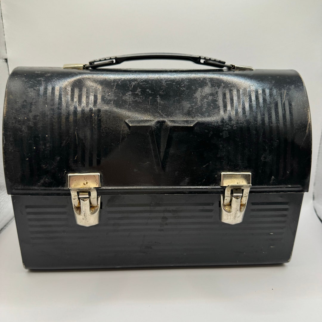 Black Thermos Lunch Box - Rusty Patina, Perfect Display Piece - Etsy