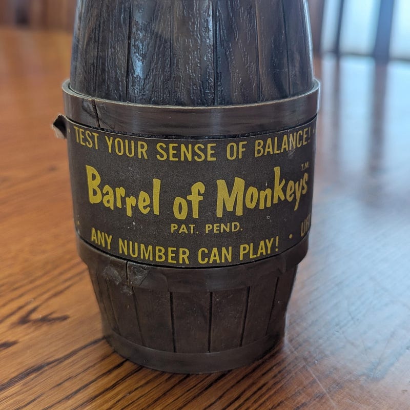 Barrel of Monkeys - Etsy