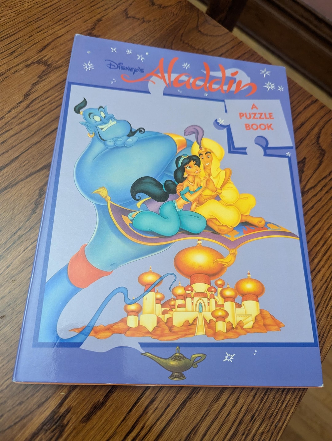 Aladdin Disney Puzzle Book 4 Puzzles 1993 Hardcover Penguin Books - Etsy